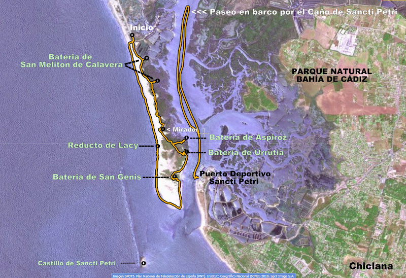 TROTONES BLOG: Punta del Boquerón y sus fortificaciones por tierra y ...
