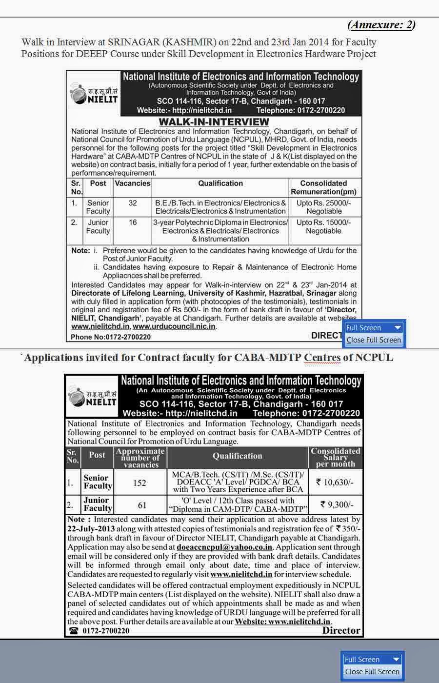 NCPUL CABA MDTP CENTRES: July 2014