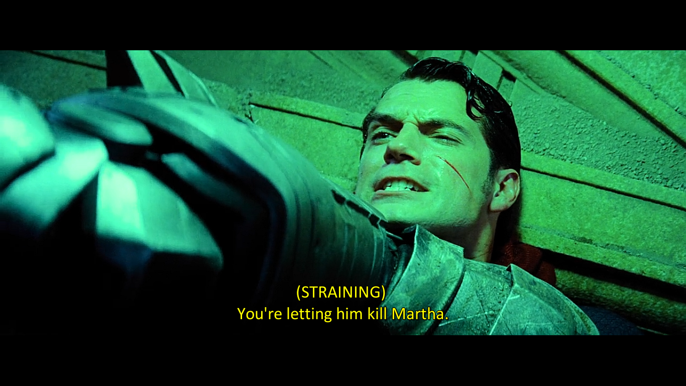 My Simple Analysis on 'Save Martha' Scene in "Batman V Superman: Dawn ...