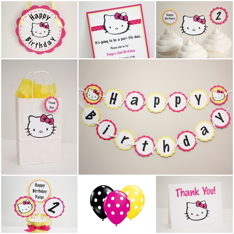 5M Creations: Hello Kitty Birthday Party Package