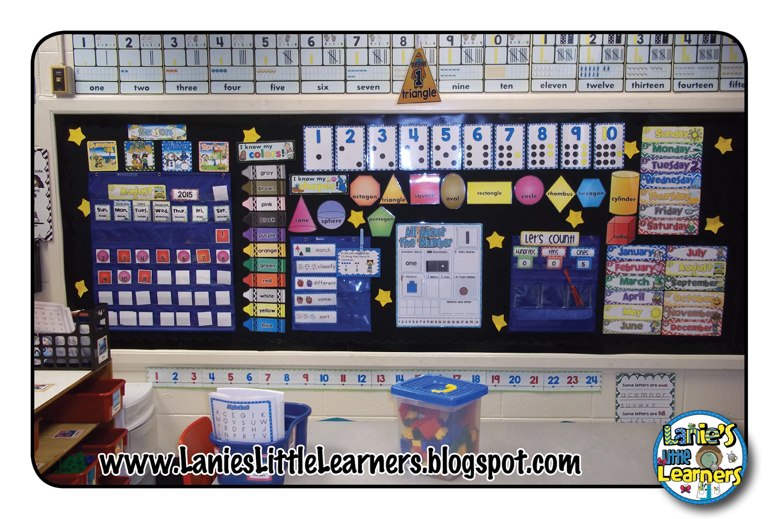 Lanie's Little Learners: Space Theme Number Anchor Charts {Space Theme ...