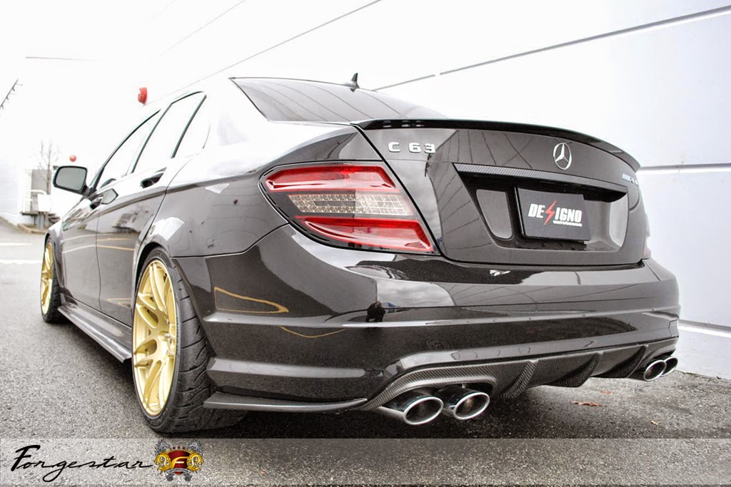 Mercedes-Benz C63 AMG on Forgestar Wheels | BENZTUNING