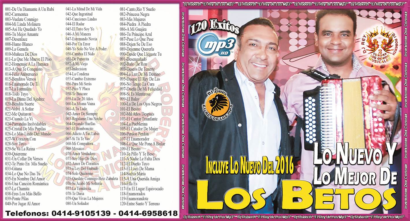 Los Betos Discografia Y Exitos - DjRoberth El Rey De Los Mp3 ...