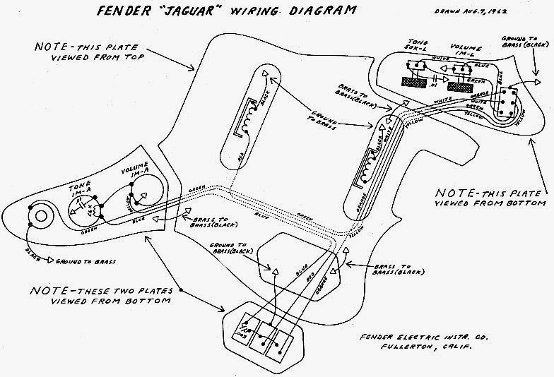 Restauration d'une Fender Jaguar de Septembre 1962 #82526
