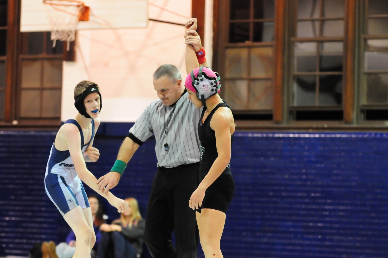 Men Wrestling Women She Pins Him