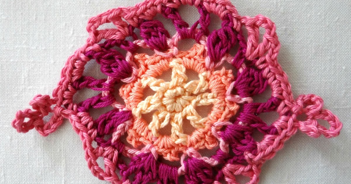 Little Treasures: How to Read Crochet Charts: A Flower Motif