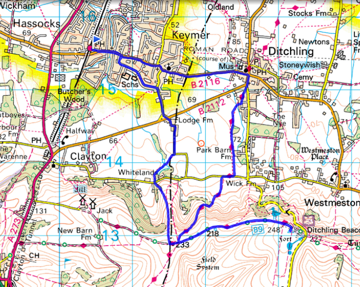 Highest Points: 6 - Ditchling Beacon, East Sussex - 3rd October 2012