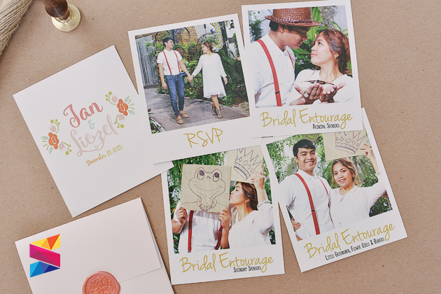 Jan & Liezel Polaroid themed Wedding Invitation - Stunro CreativeWorks