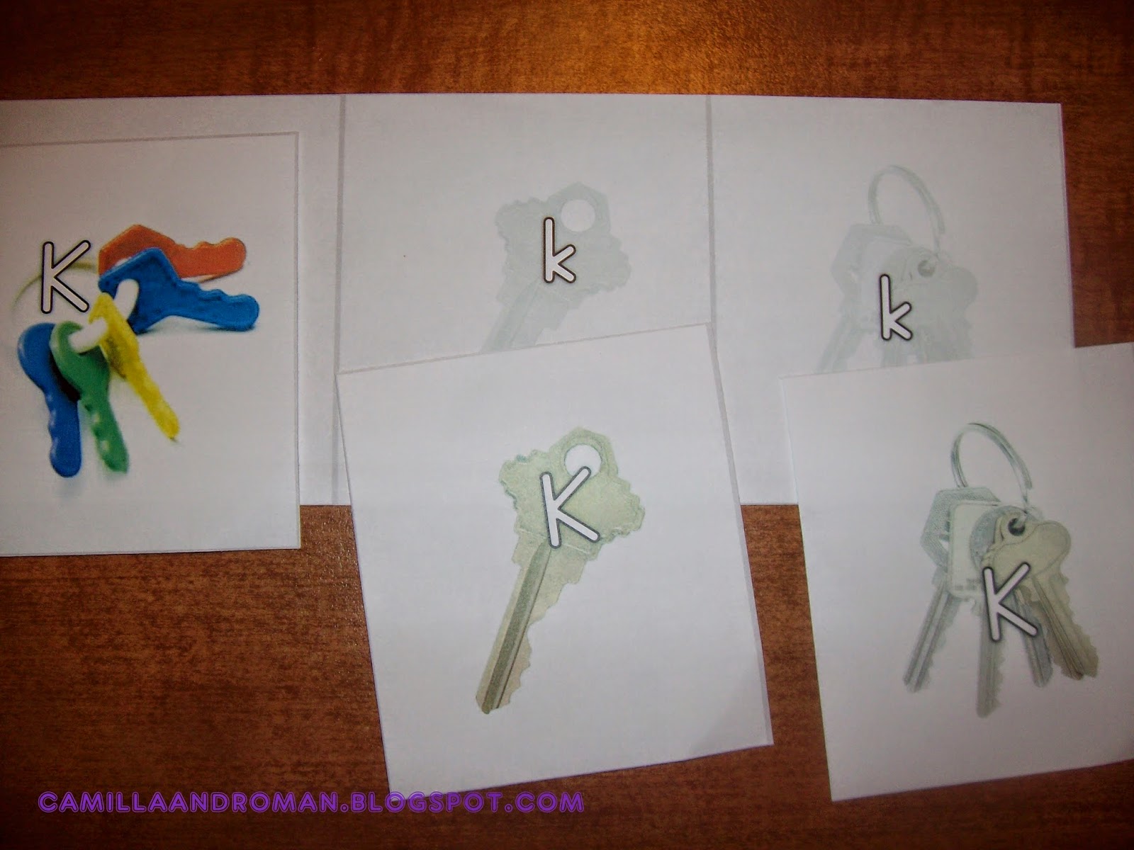 Camilla and Roman: Outdoor fun: K is for keys