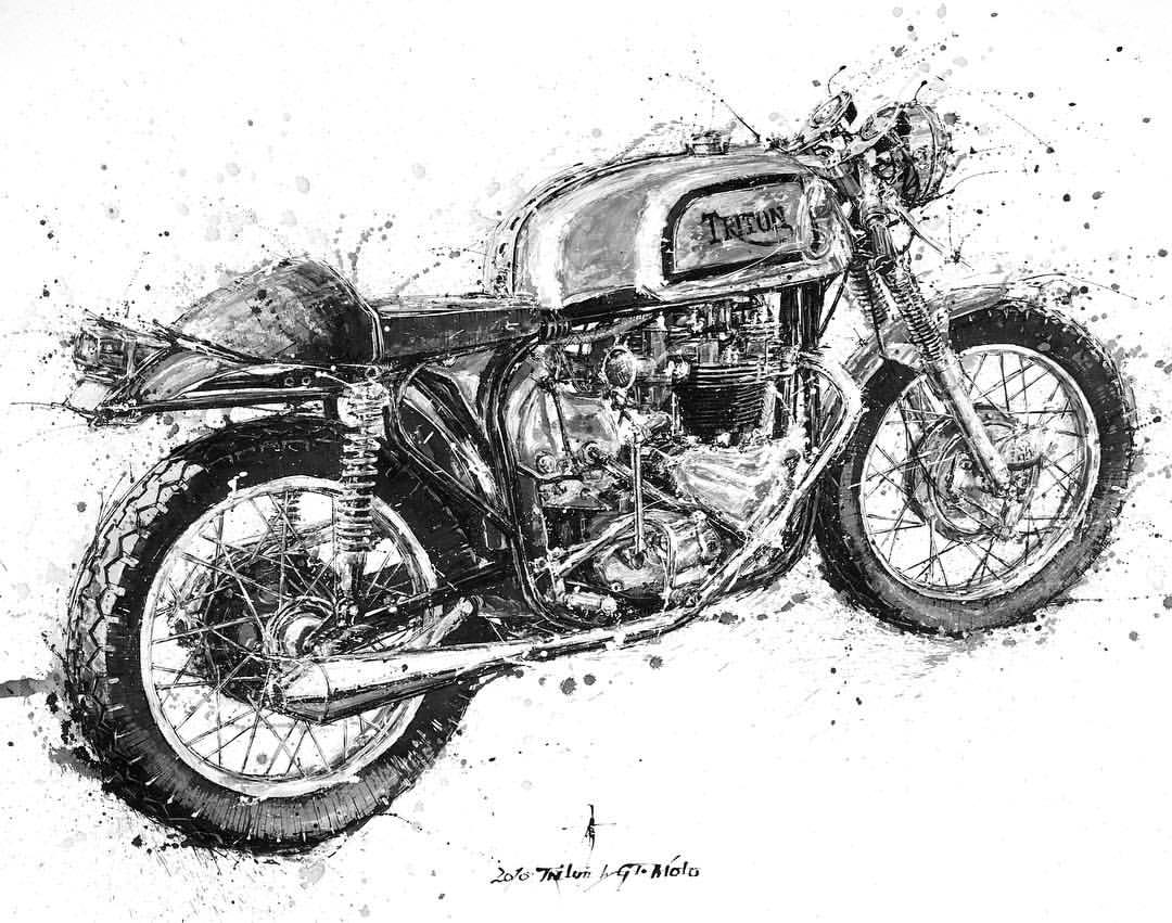 Motogrrl by Makoto Endo - RocketGarage - Cafe Racer Magazine