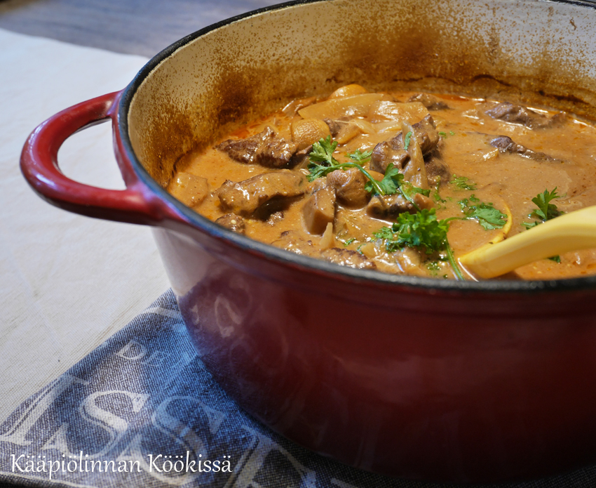 Kääpiölinnan köökissä: Mainio syksyinen lihapata