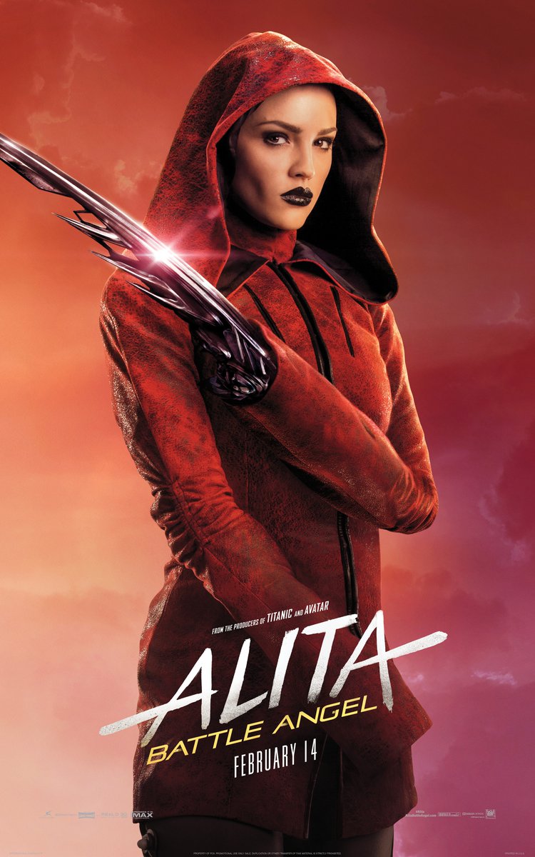 Images: New Character Posters for Alita: Battle Angel