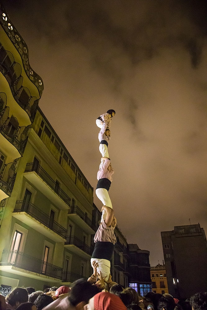 Castell - the human towers of Catalonia, Spain!