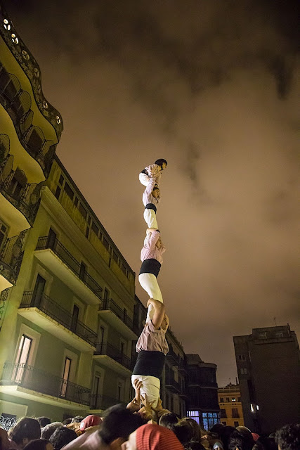 Castell - the human towers of Catalonia, Spain!