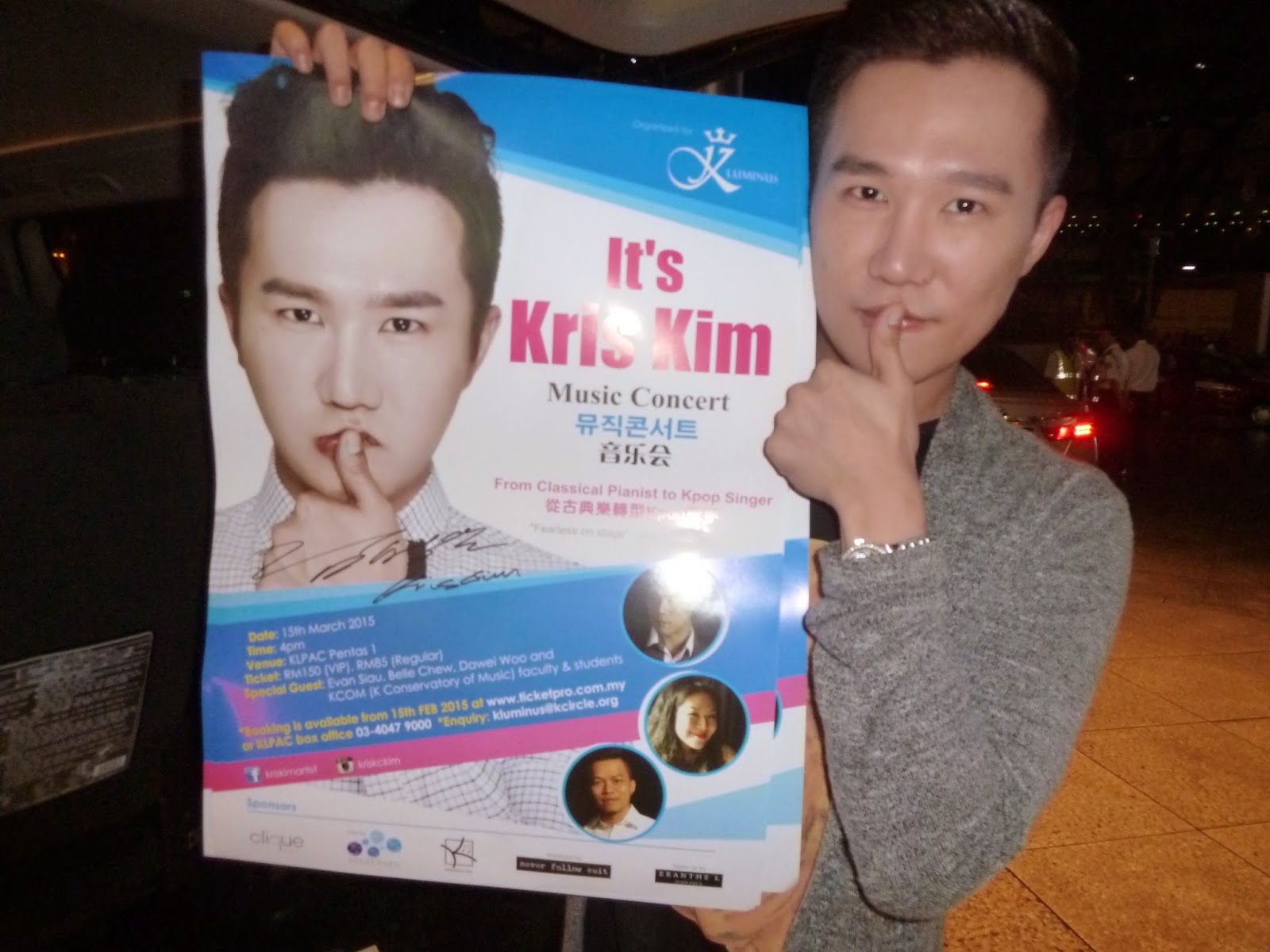 Kee Hua Chee Live!: "IT'S KRIS KIM" KONCERT BY KOOL KOREAN KROONER KRIS ...