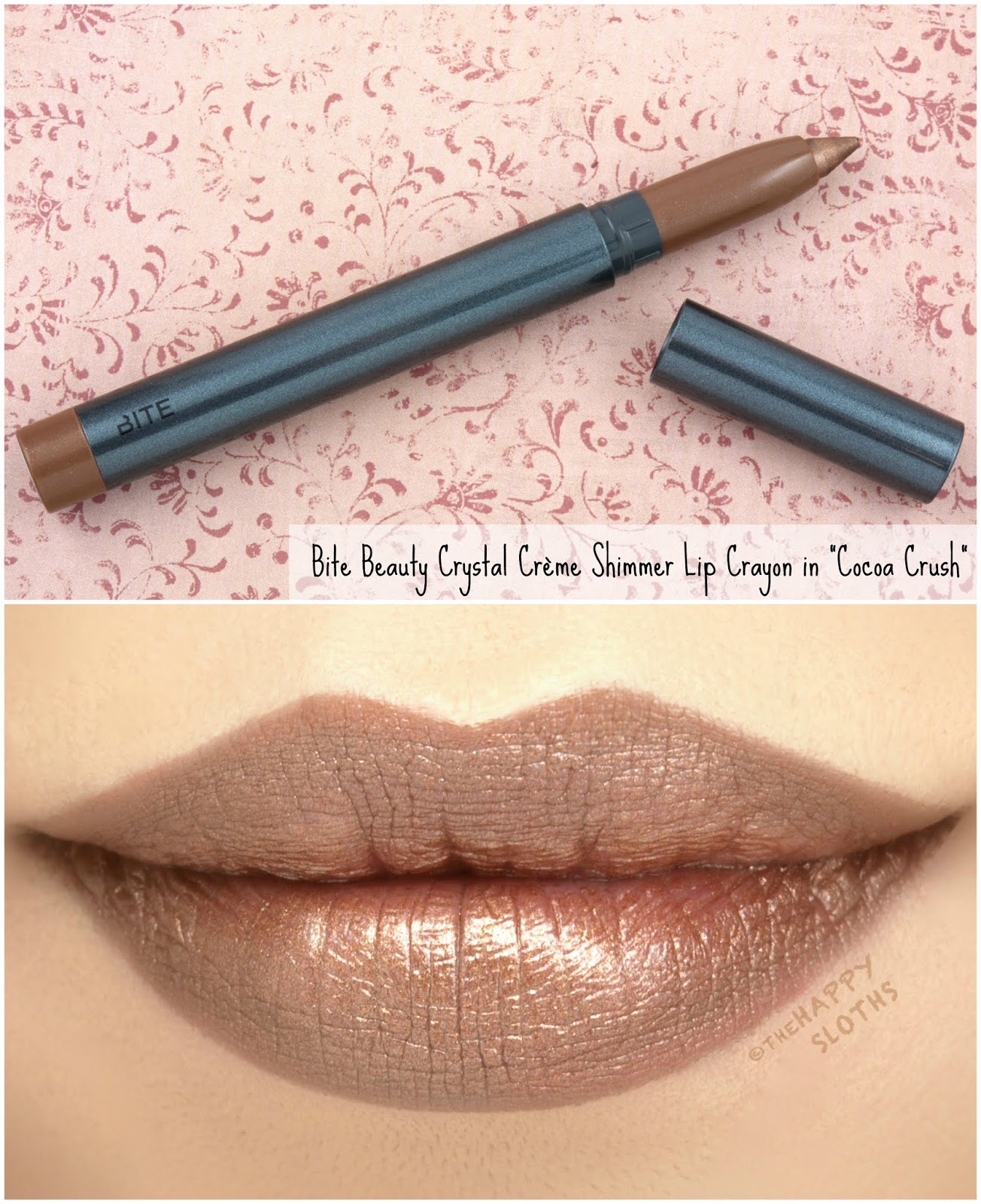 Bite Beauty | Crystal Crème Shimmer Lip Crayon: Review and Swatches ...
