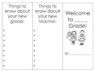 I Love My Classroom: End of Year Brochures Freebie