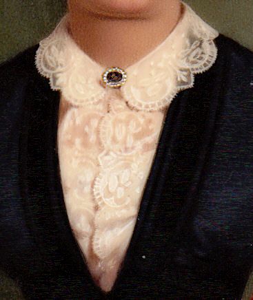 3 American Miniature Portraits: Brown, John Henry - portrait of Emily Hinds