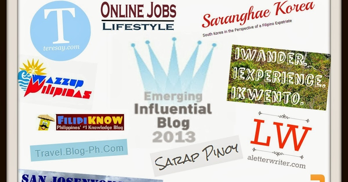 Just Passing Thru: The Emerging Influential Blogs 2013 Winners