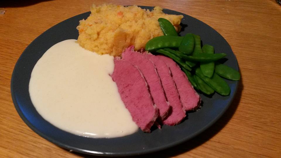 MATTOMTEN: Rimmad oxbringa med rotmos