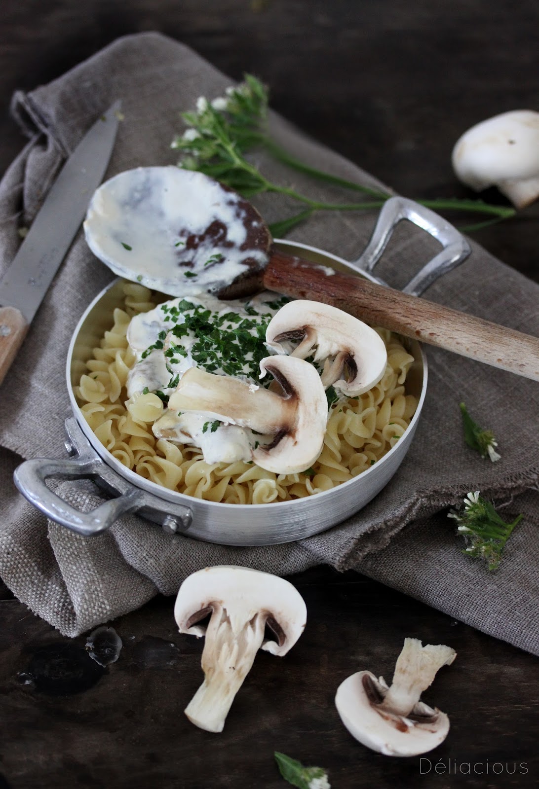 Pâtes aux champignons : le repas rapide et réconfortant
