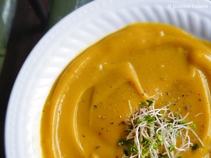 Potage à la courge musquée - Jasmine Cuisine