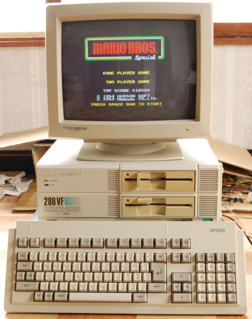 EPSON PC-286VF 2台目購入