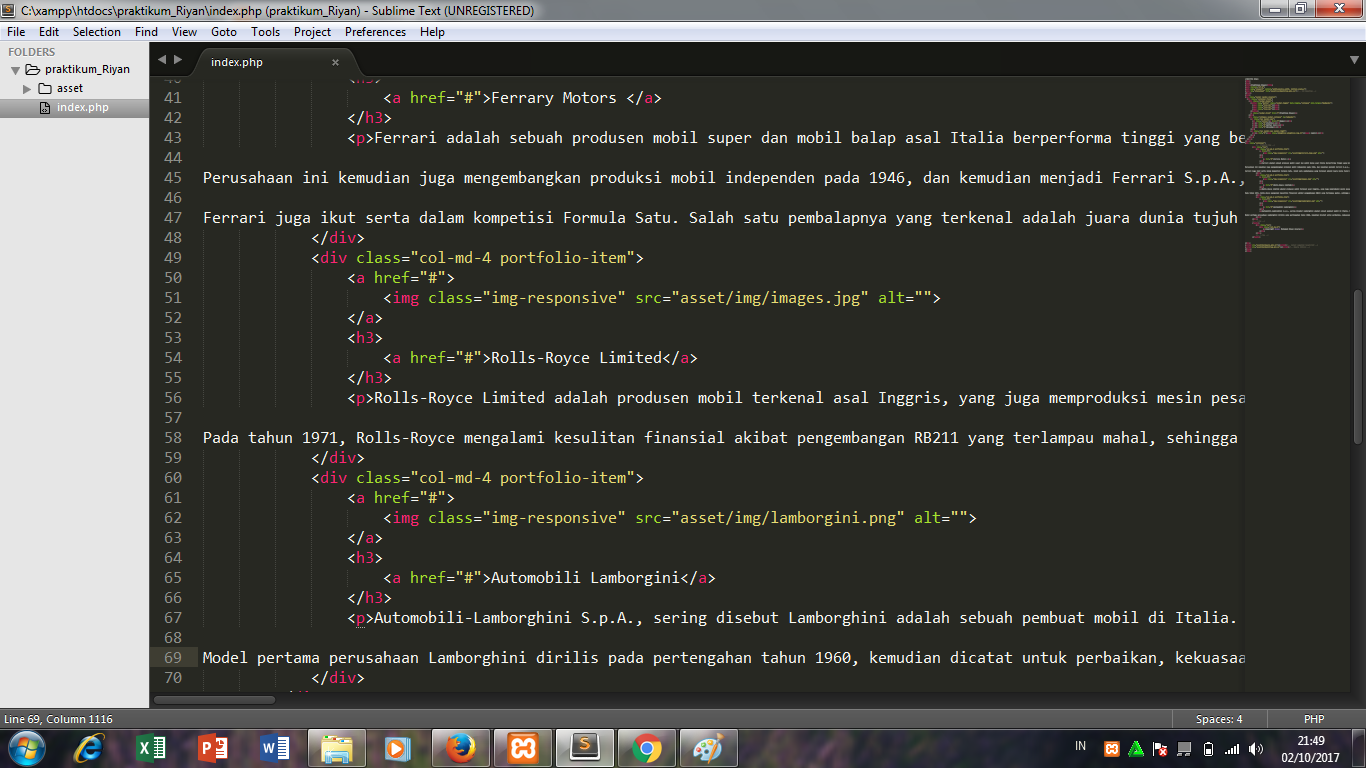 Teknik Informatika: Tutorial Membuat Website sederhana