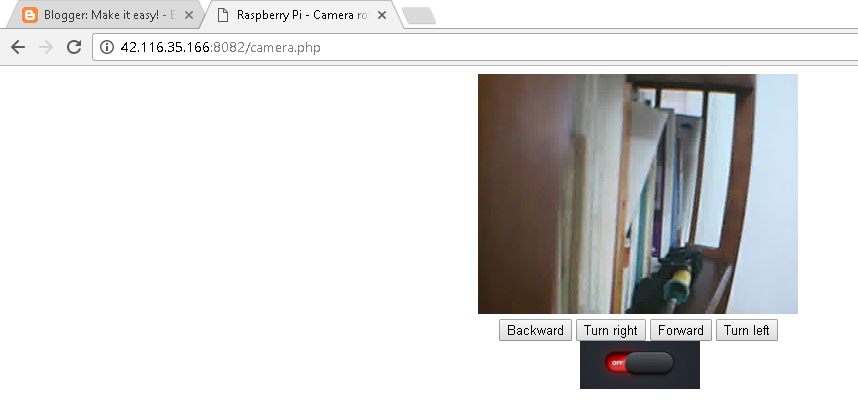 Make it easy!: Raspberry pi remote control car camera