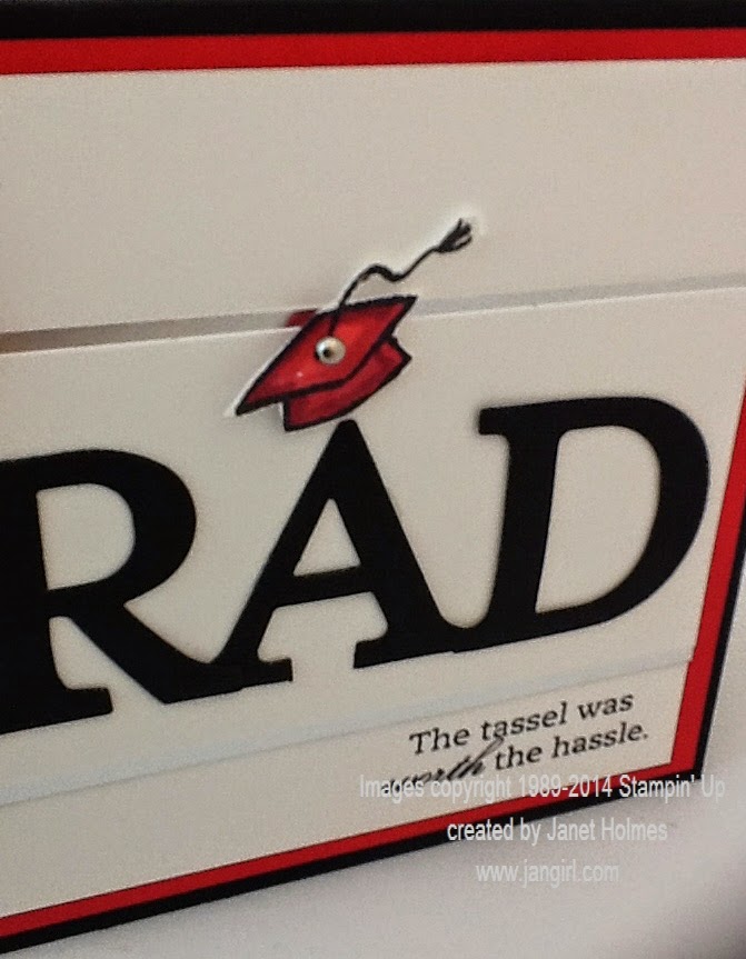 Stampin' Up Pure Gumption College Graduation Card | Jan Girl