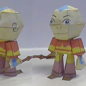Avatar, Aang Papercraft Small Model | Papercraft Free Download And ...