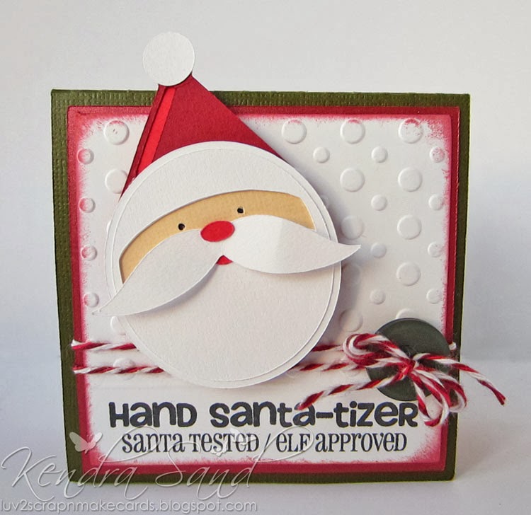 Luv 2 Scrap n' Make Cards: Hand Santa-tizer Packages