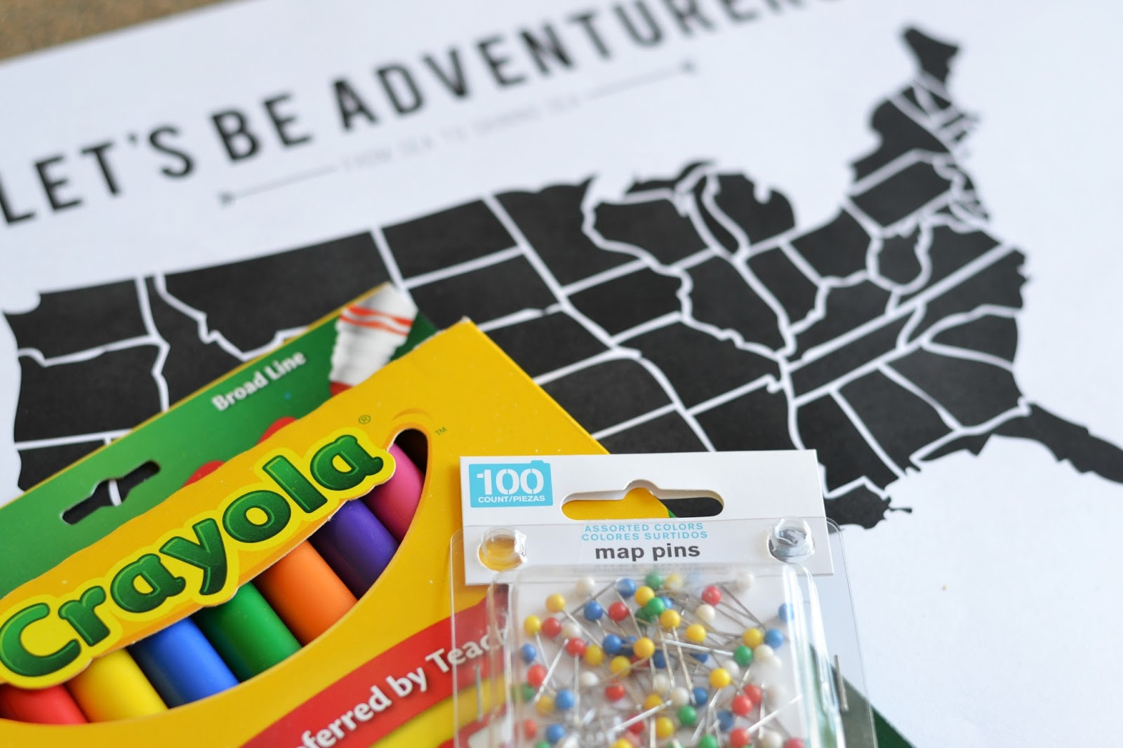 DIY adventure map. | what life brings