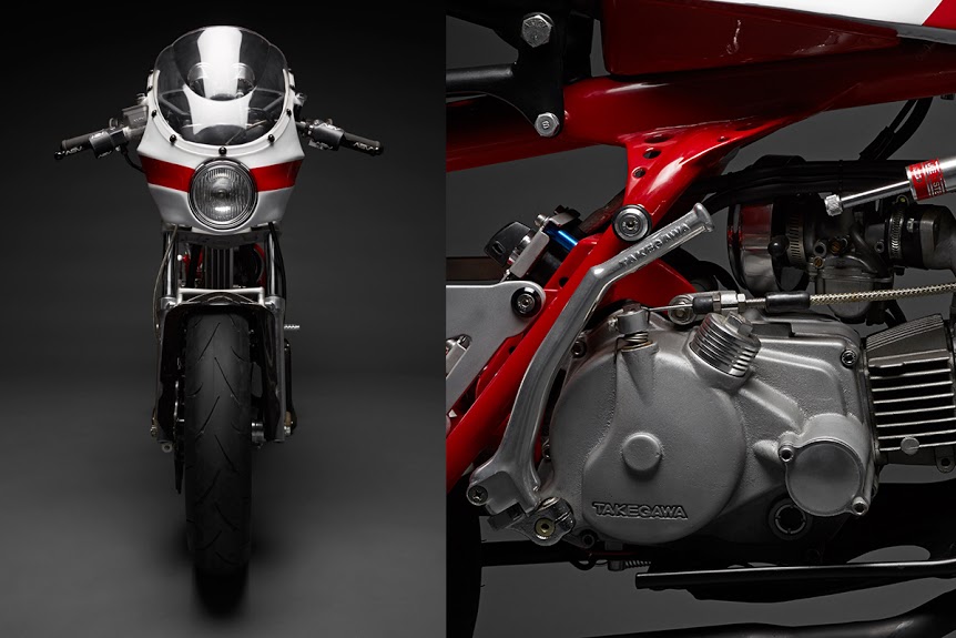 カスタムバイク紹介: ホンダ モンキーZ50A カフェレーサー