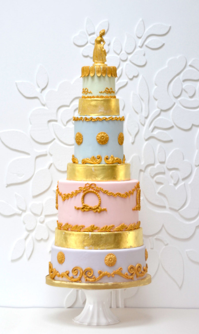 Gold Wedding Cakes - Belle The Magazine
