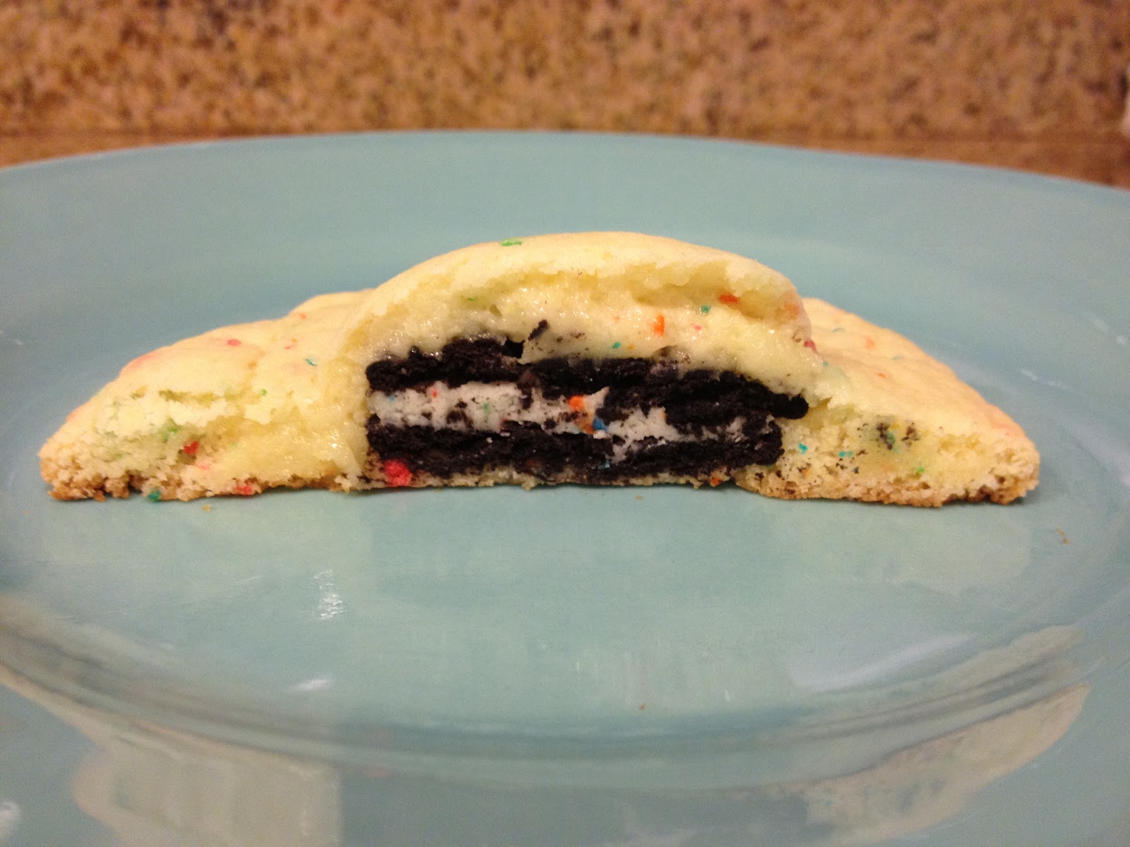 Danette's Recipes: Funfetti Oreo Stuffed Cookies