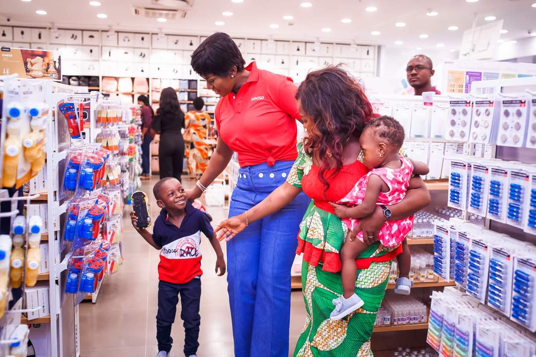 Stephanie Linus Storms Apo Mall Abuja For Miniso Store Opening ...
