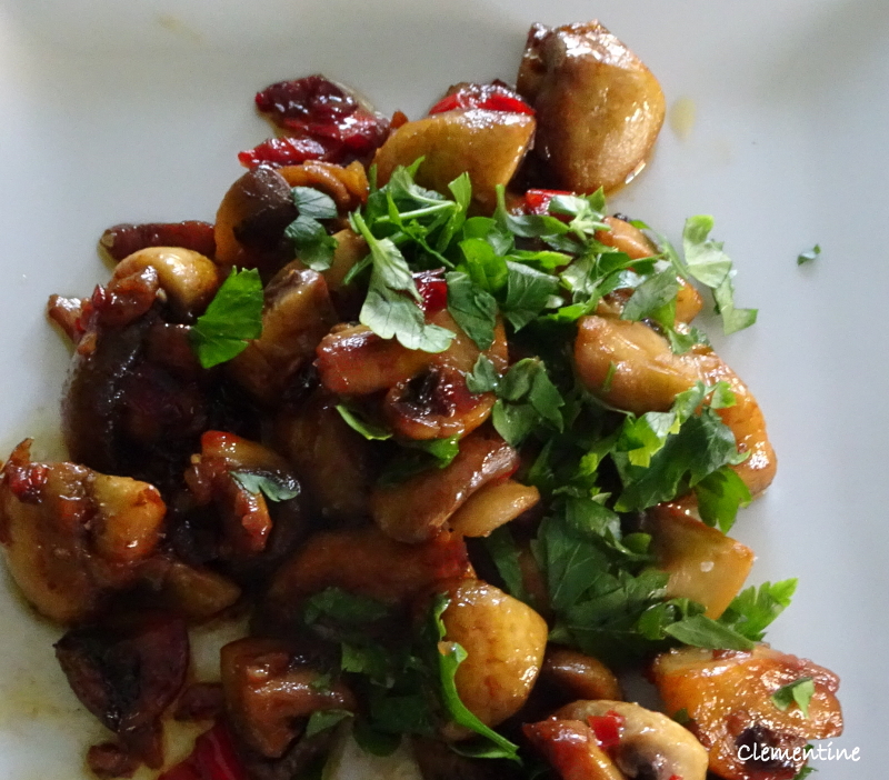 Le blog de Clementine: Champignons au vinaigre balsamique