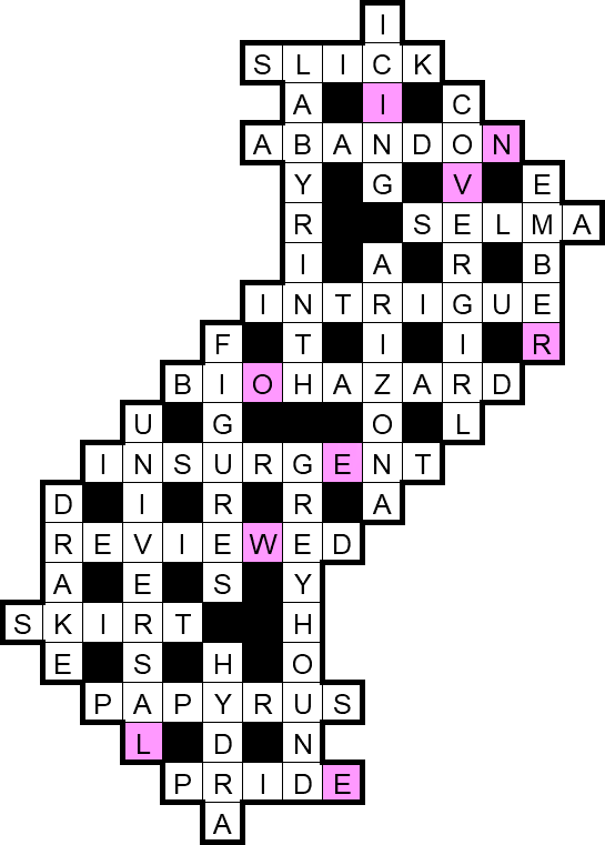 Redhead64's Obscure Puzzle Blog!: ANSWERS: Mixed Doubles 5