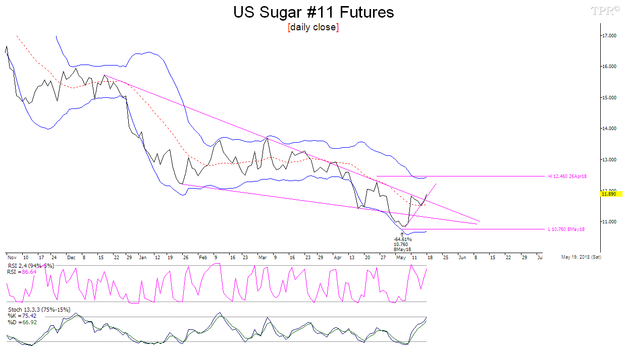 Time-Price-Research: US Sugar #11 | At or Near Longterm Cycle Low