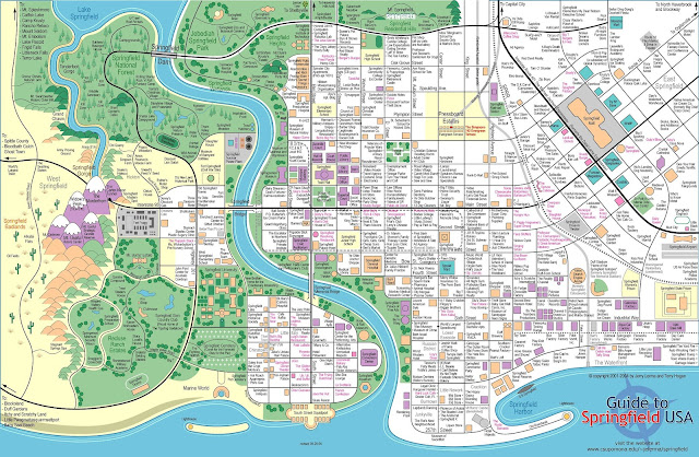 Nerdovore: Fantasy Maps of Barsoom, the Simpson's Springfield and ...