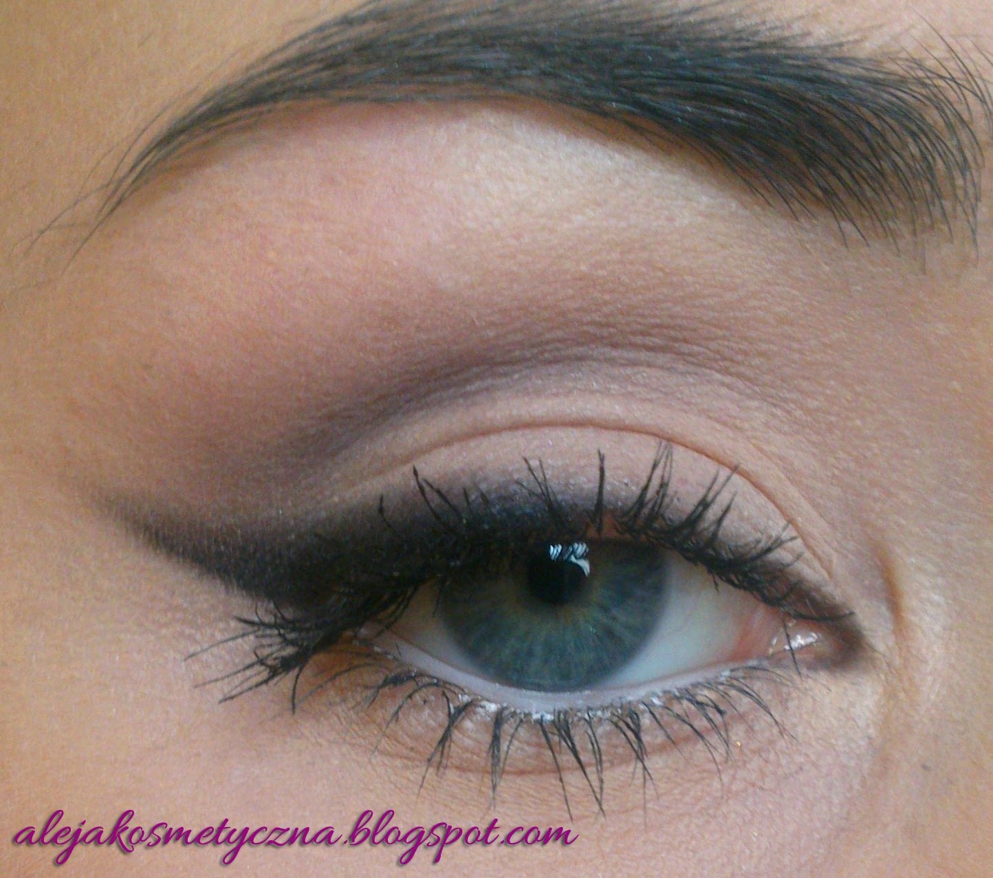 Kreska - marzenie, czyli "smokey line" po raz pierwszy w moim wykonaniu ...