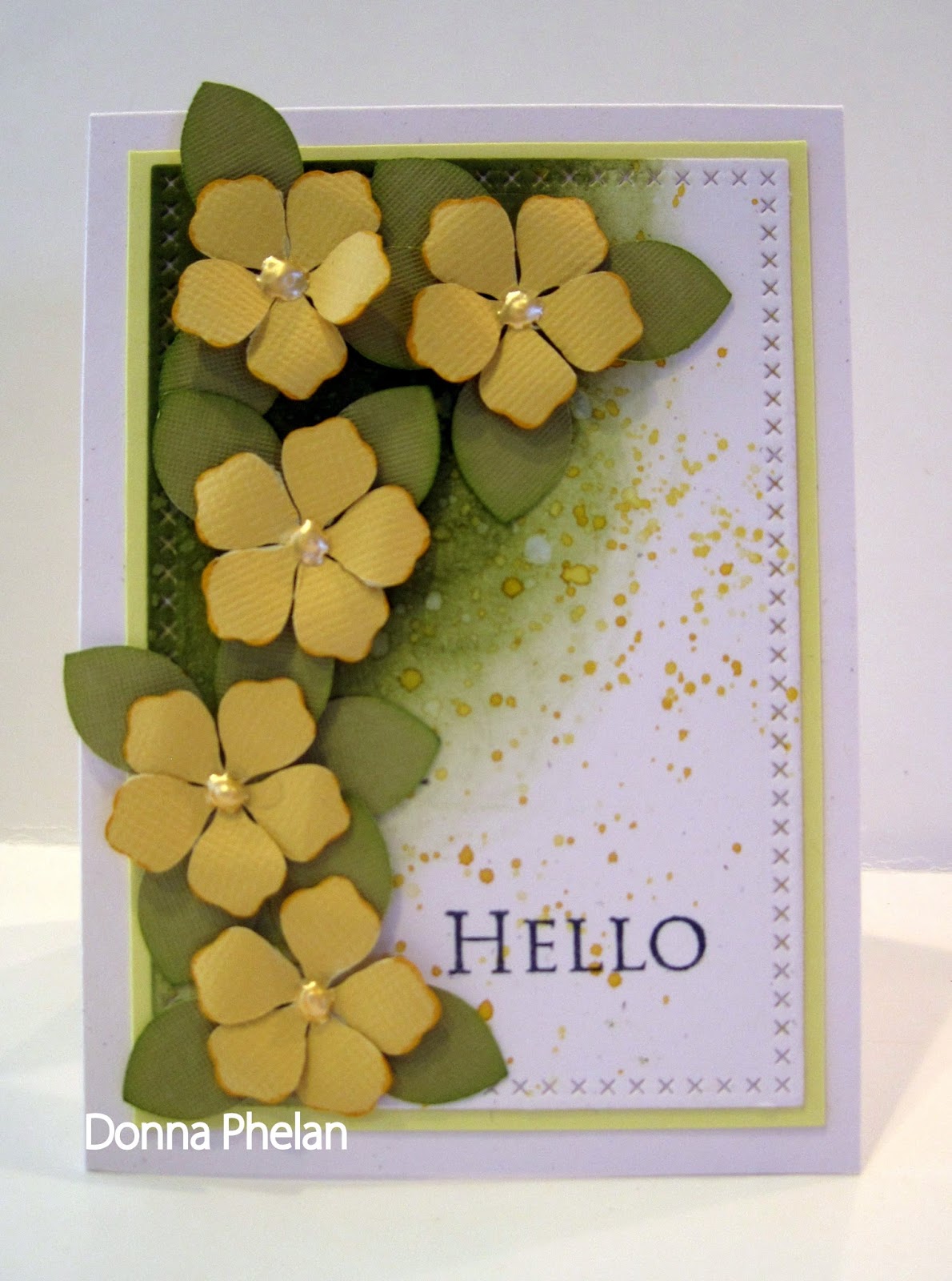 Crafting By The Beach: Flower Note Cards