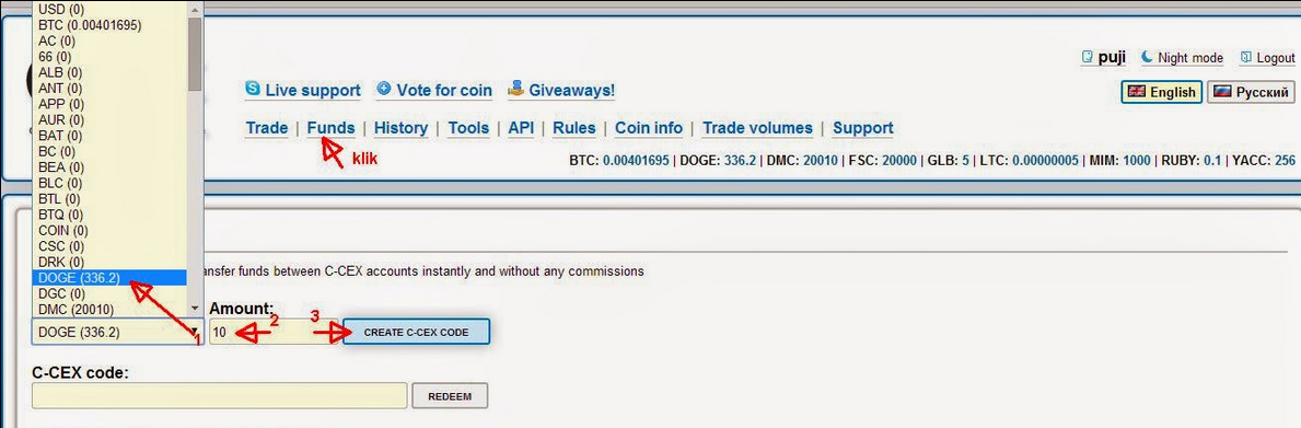 Full Cryptocurrency Trading Guide on Exchange C-CEX - BITCOINVESTA