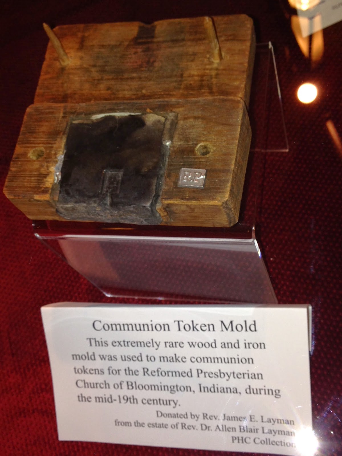 Collect Communion Tokens: November 2014