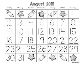 Mrs. Byrd's Learning Tree: Calendars for Number Writing UPDATE!