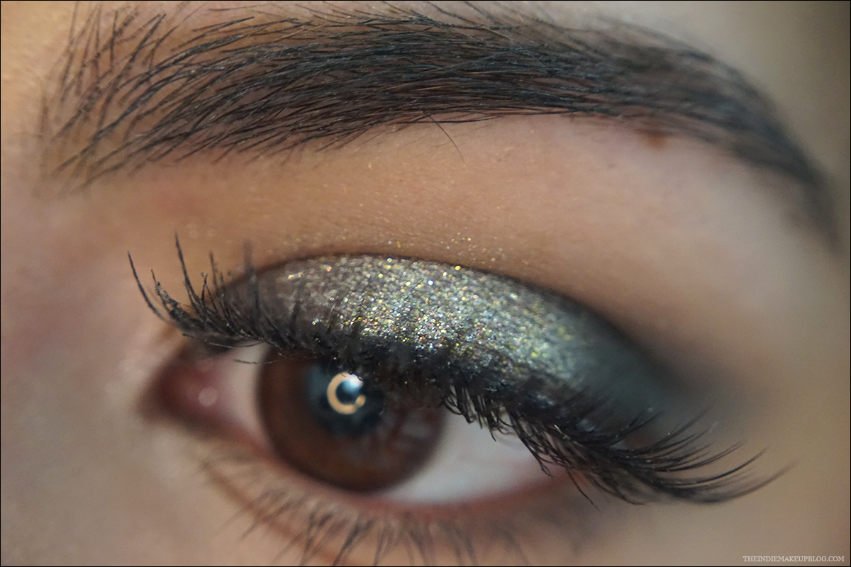 Glittery Silver Halo Eye | The Indie Makeup Blog