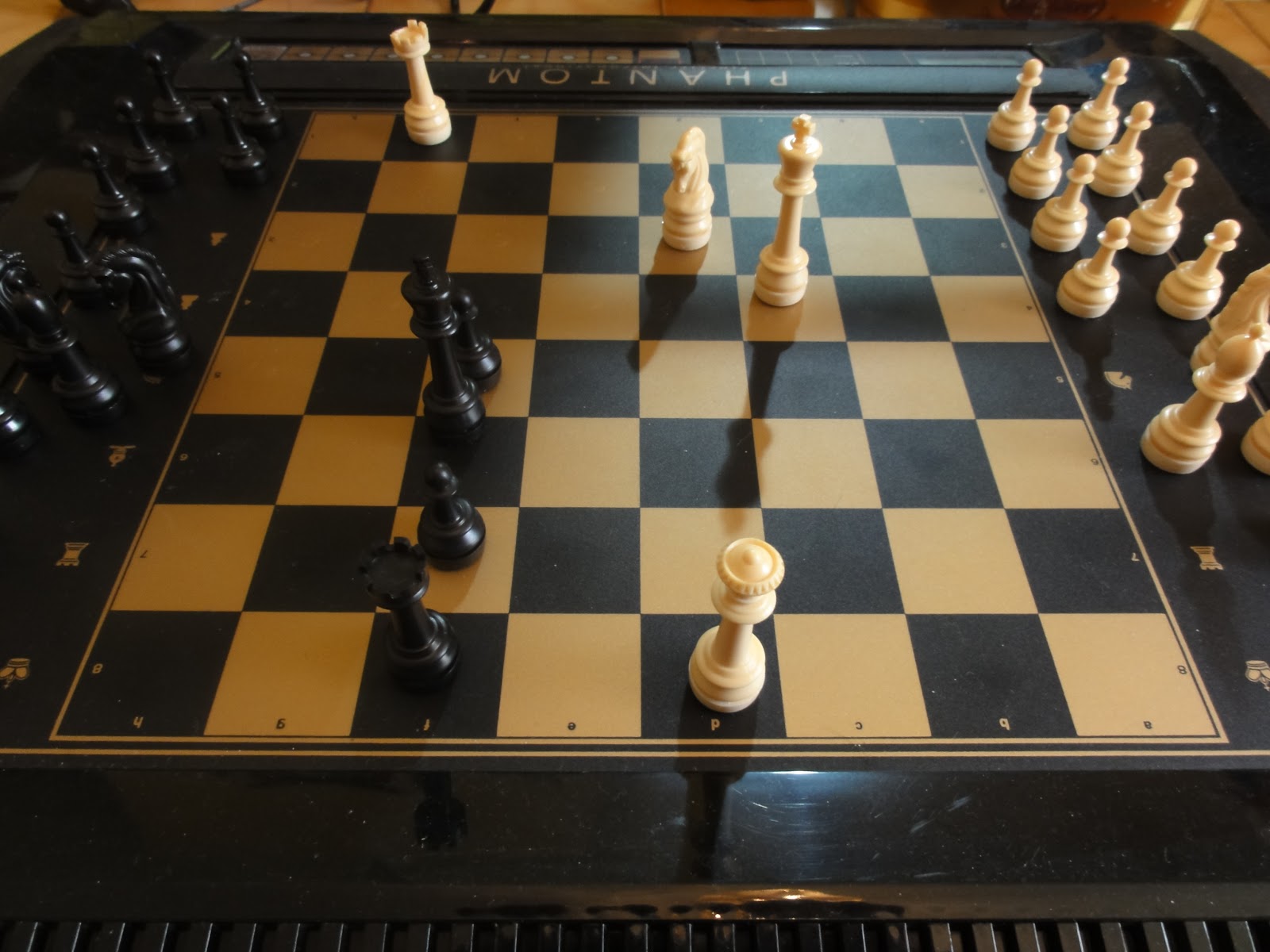 Milady and my dedicated chess computers: Fidelity Phantom