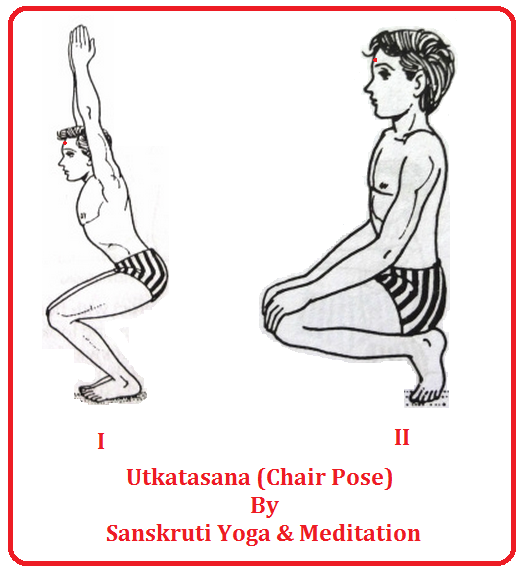 SANSKRUTI YOGA & MEDITATION: Utkatasana (Chair Pose)