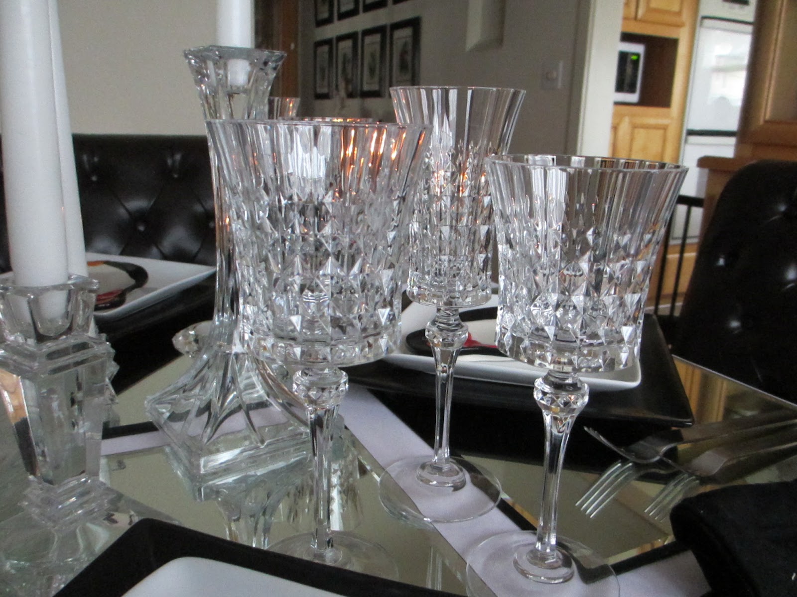 The Welcomed Guest: Ice Crystal New Year's Tablescape